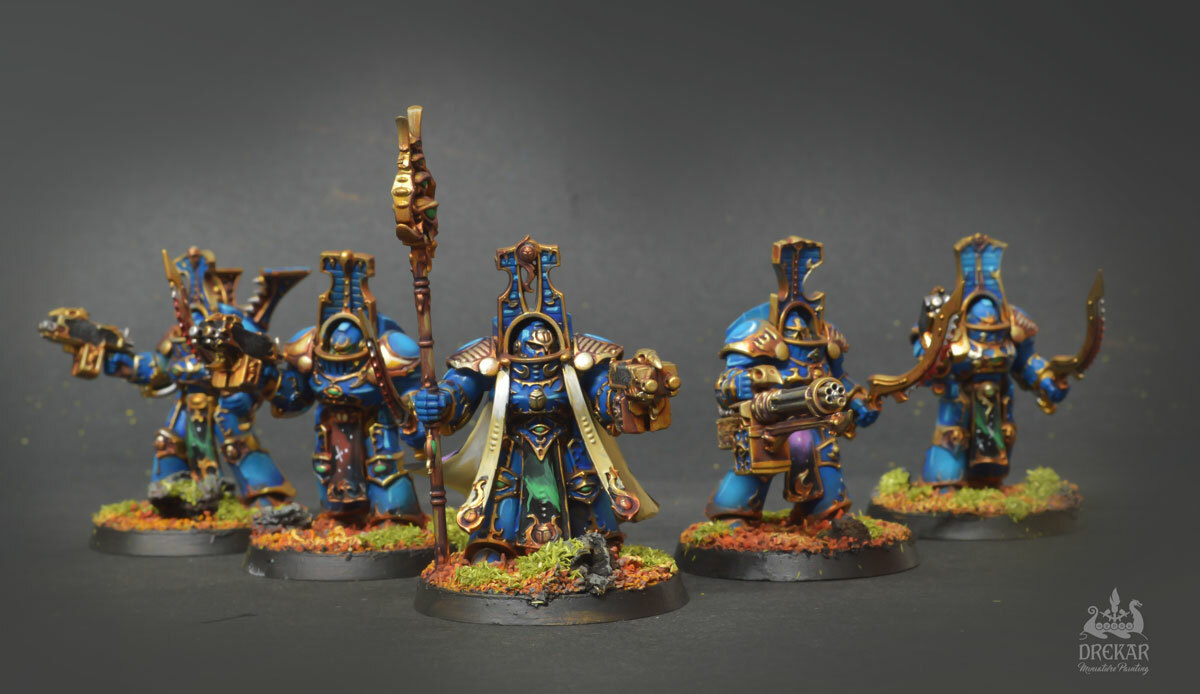 Thousand Sons Scarab Occult Terminators COMMISSION painting WARHAMMER ...