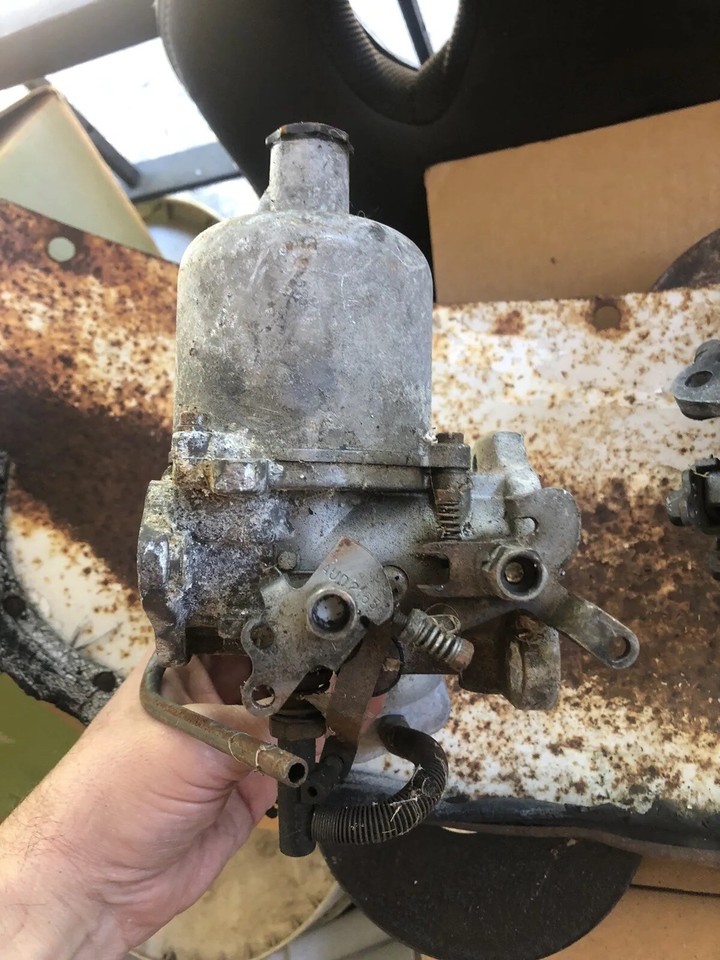 Original MG MGB 1962-1967 SU HS4 SU Carburetor SET AUD 135 For Rebuild ...