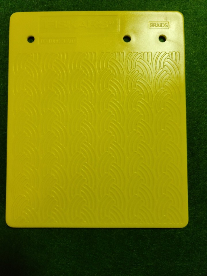 Fiskars Braids Basket Weave Texture Plate | eBay