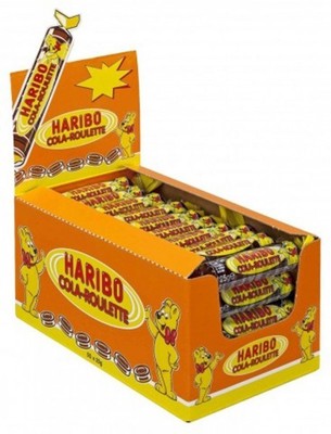 50 Rolls in Big Box Haribo Roulette Cola flavor Gummi Candy 1250g / 2 ...