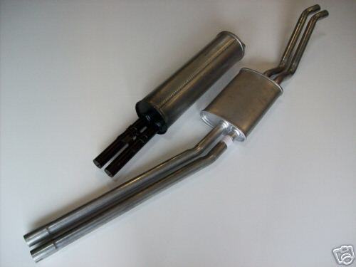 Mercedes W108 W111 Coupe 280SE 3,5L Auspuffanlage Auspuff Schalldämpfer ...