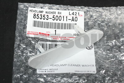 8535350011A0 Genuine Toyota COVER, HEADLAMP CLEANER WASHER NOZZLE 85353 ...