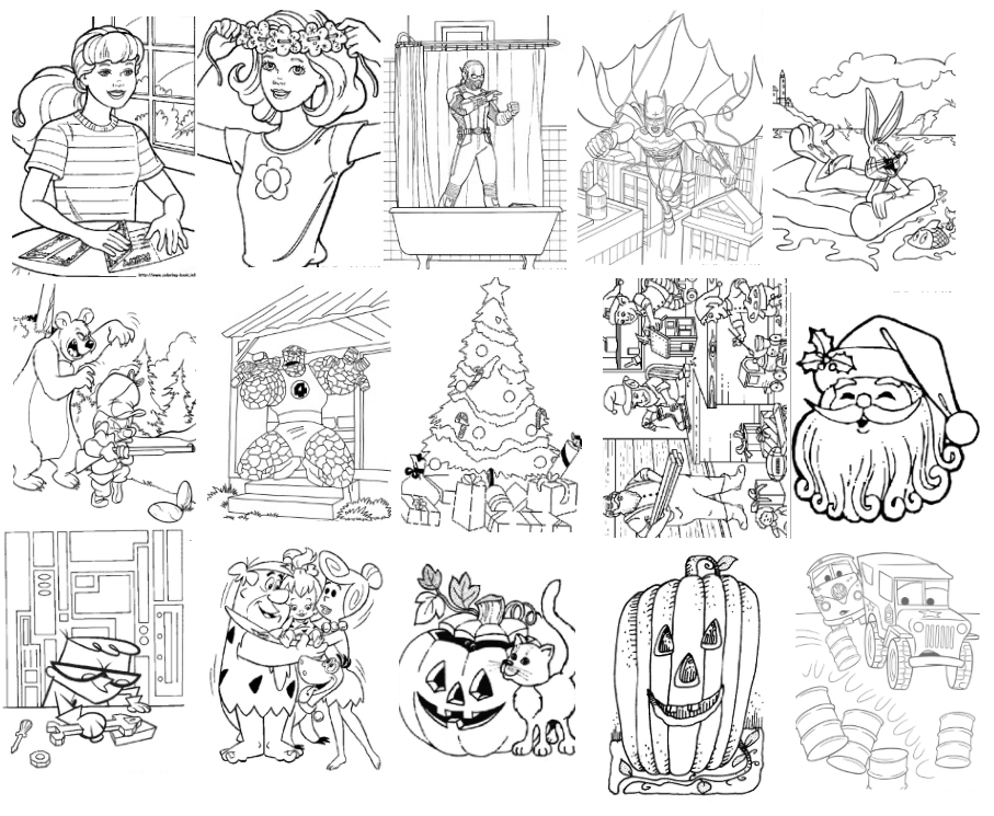 13,000+ Coloring Book Pages Collection. Printable Coloring Book Pages ...