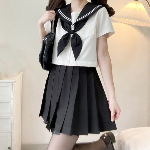 New Japanese Students Cute Girls JK Uniform Suits School Cosplay ...
