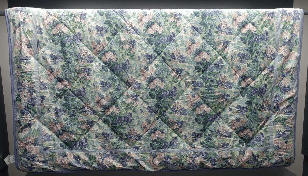 4pc Laura Ashley Full Size Ashbourne Hydrangea Reversible Comforter ...