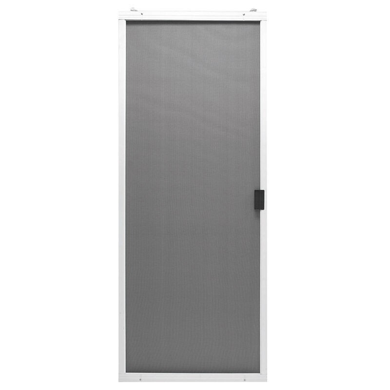 80-3/4 in. H X 48 in. W Breezeway White Steel Adjustable Sliding Screen ...