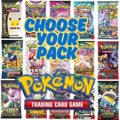 Pokémon TCG - Choose Your Booster Pack | SEALED Pokémon Packs | eBay