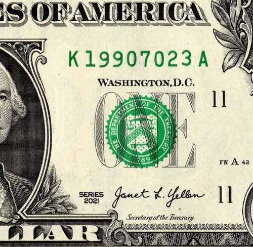 July 23 1990 Birthday note Fancy Serial Number One Dollar Bill | eBay