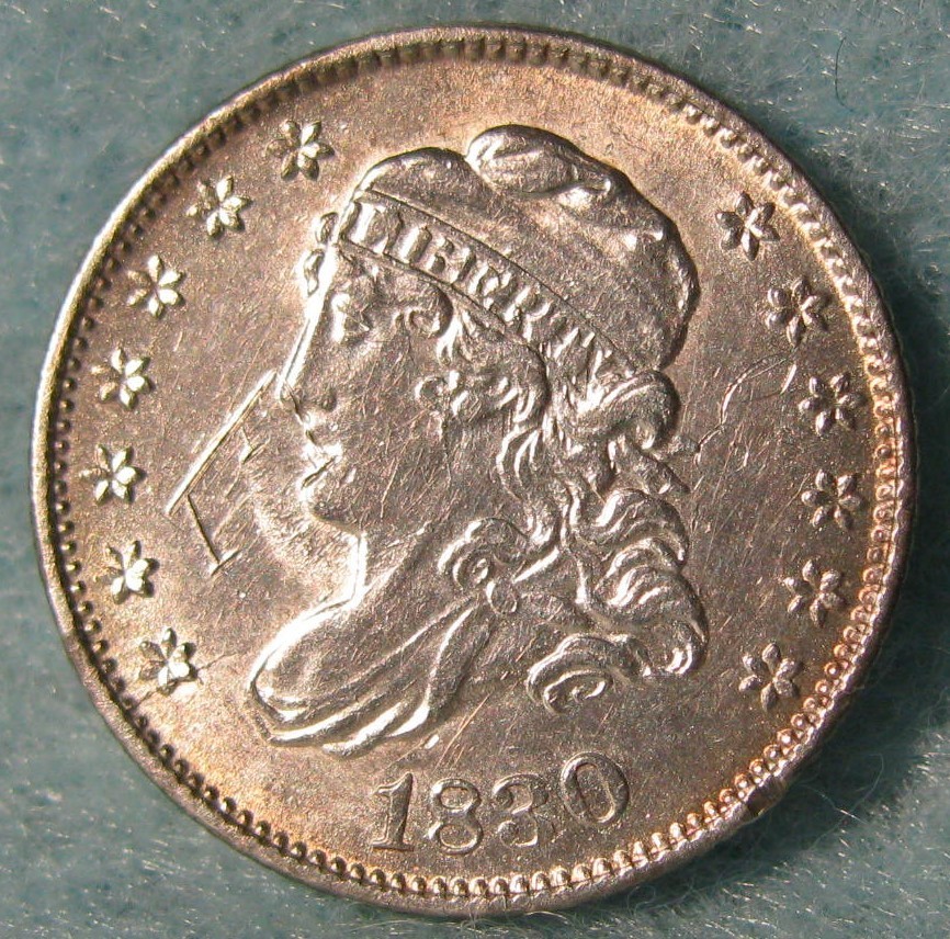 1830 Capped Bust Silver Half Dime Uncirculated Details Old US Coin | eBay
