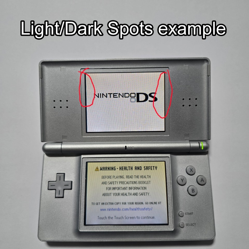 Nintendo DS Lite With Charger Stylus SCREEN ISSUE - CHOOSE COLOR ...