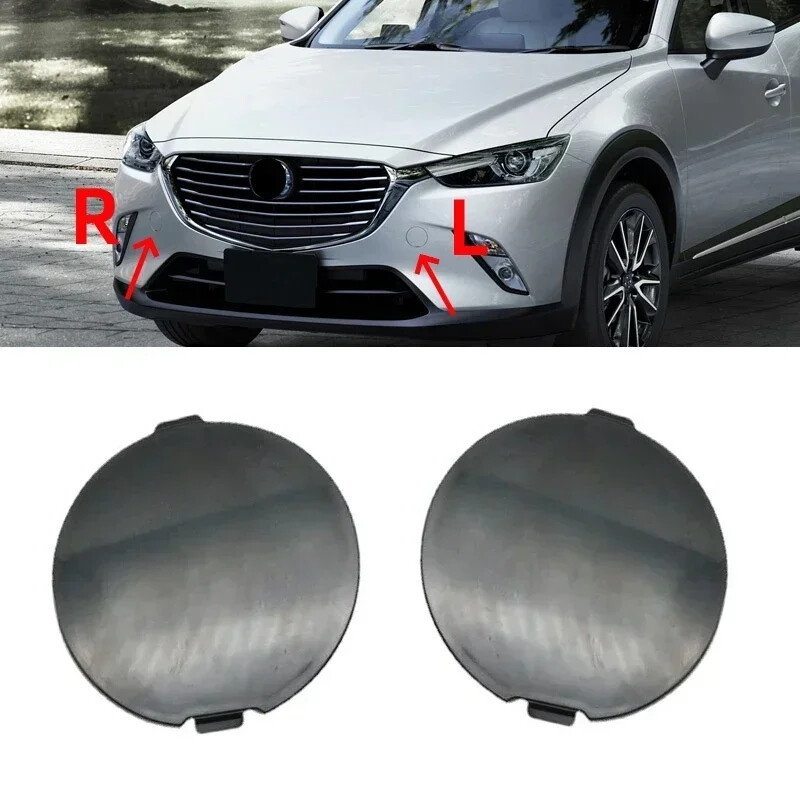 L+R Front Bumper Towing Hook Eye Cover Trailer Trim Cap For Mazda CX3 CX-3 14-23 | eBay