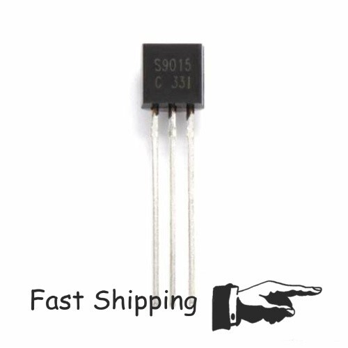 S9015 Transistor Specs 100-Pack S9015C PNP Transistors - TO-92 Package ...