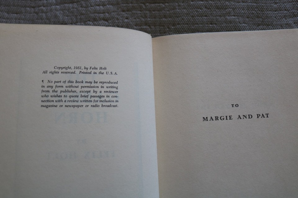 The Gabriel Horn hardback book Felix Holt book club edition 1951 | eBay