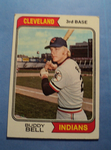 1974 Topps Baseball Card #257 Buddy Bell Cleveland Indians EX-VG AUCT ...