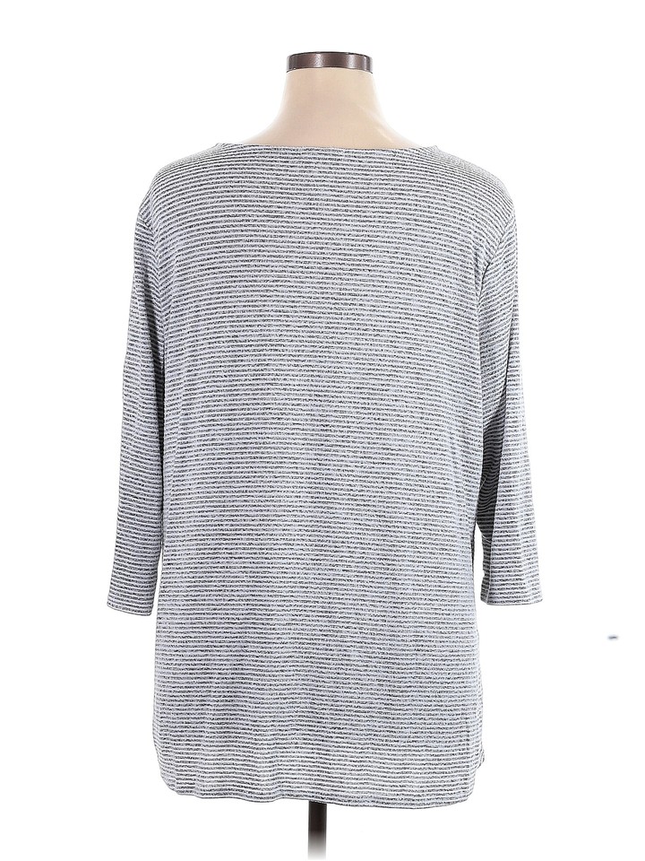 Matty M Women Gray Long Sleeve Top XL | eBay