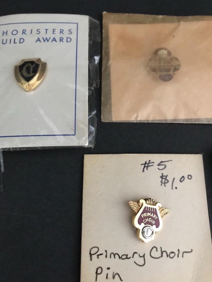 VTG Lot 7 Small Choir Pins Awards Church Religious Christian ...