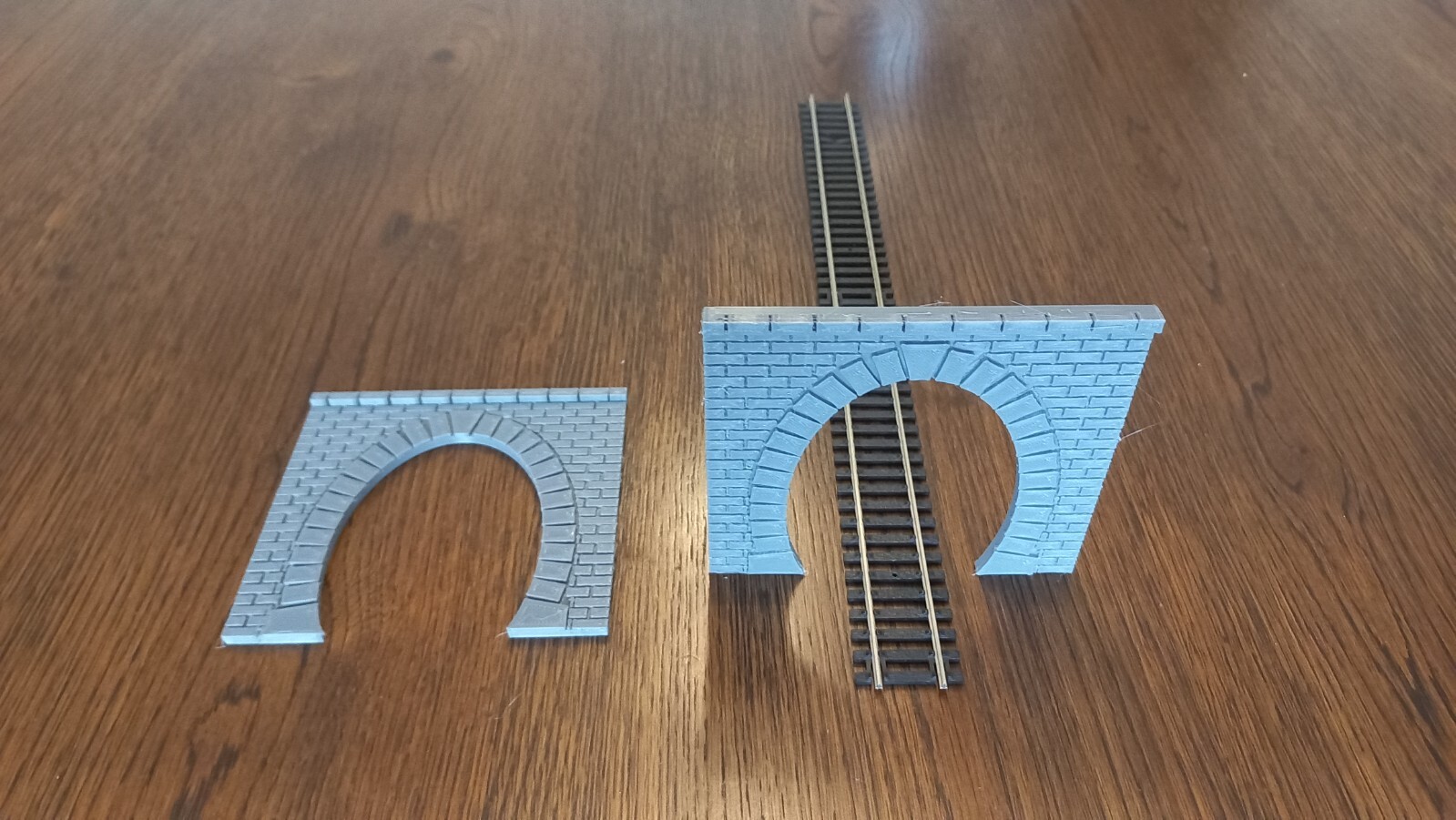 2 x Brick Railway Tunnel Single Track OO Scale Gauge Model Train Portal ...