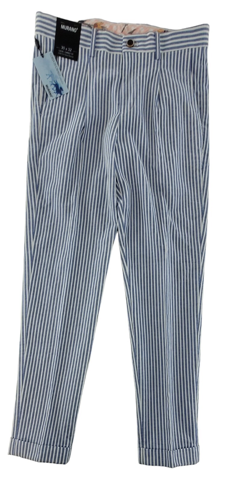 Murano Lucas Carrot fit Stripe Pants Men's 30x32 NWT | eBay