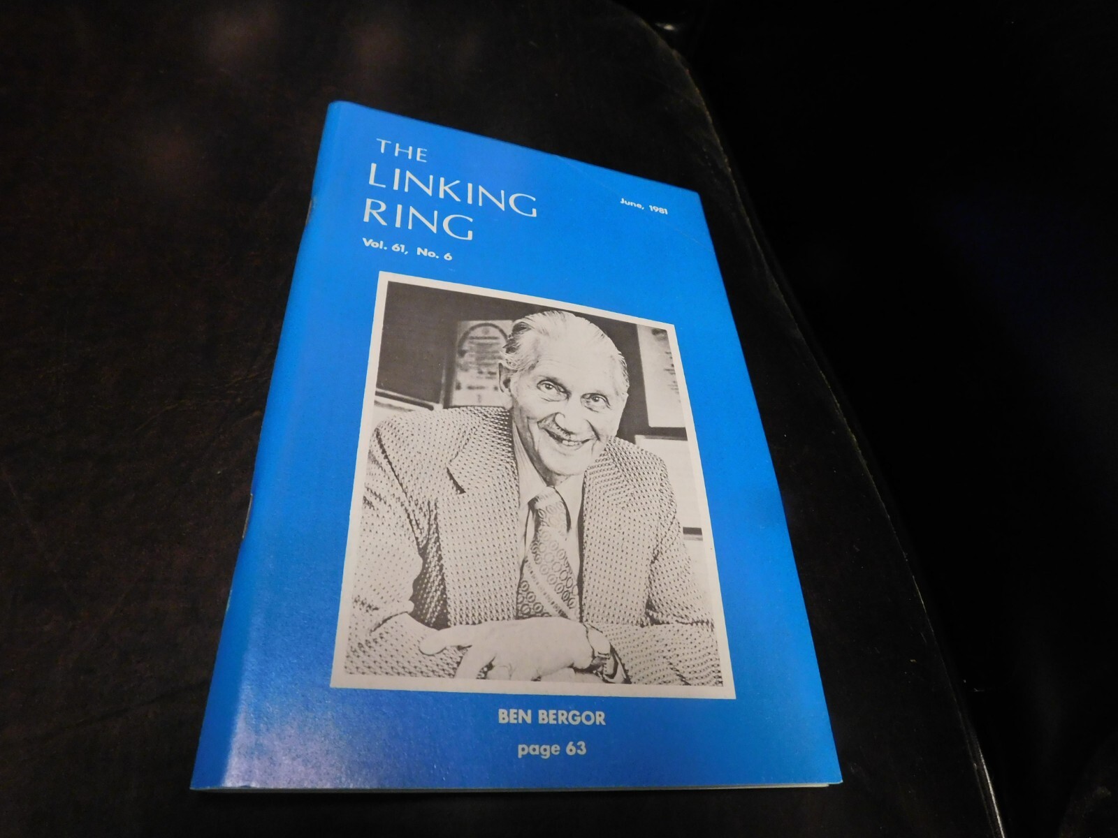 The Linking Ring Magazine Of Magic & Magicians 1981 June | eBay