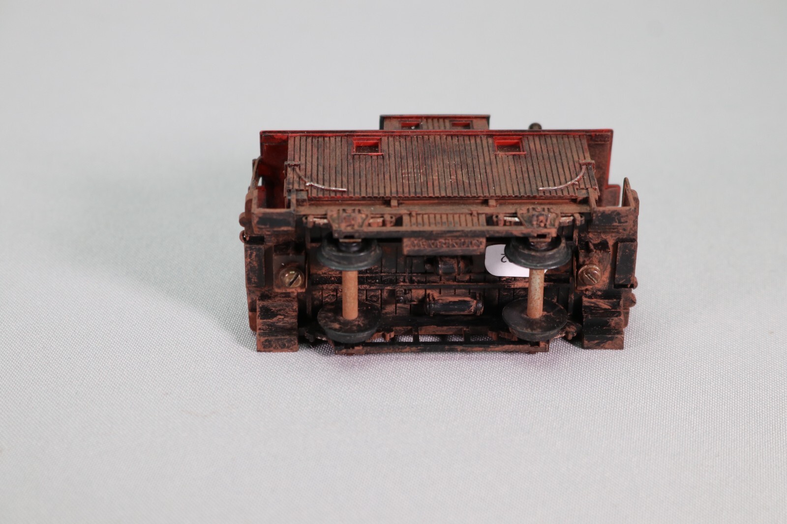 BA192 MARKLIN Ho 1/87 1:87 Train Wagon wide vision caboose 646 repeint ...