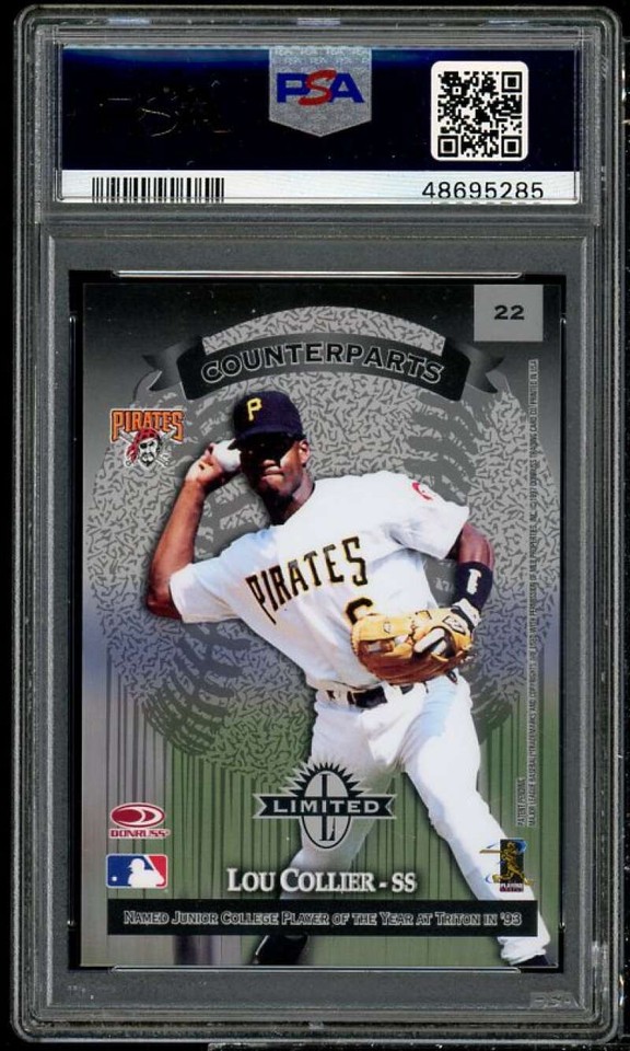 Derek Jeter / Lou Collier Card 1997 Donruss Limited #22 PSA 8 | eBay