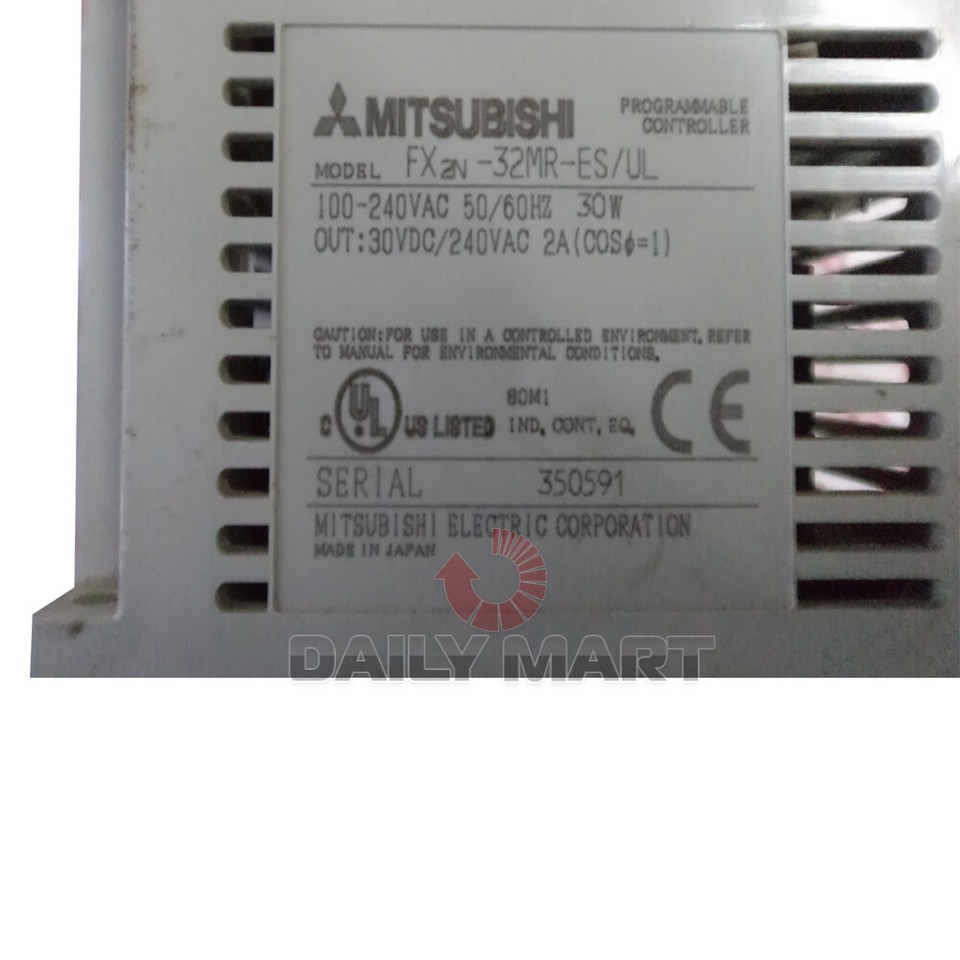 New In Box MITSUBISHI PLC FX2N-32MR-ES/UL Programmable Controller | eBay
