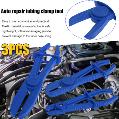 3Pcs/Set Nylon Hose Clamp Tool Set Brake Fuel Water Line Clamp Plier ...