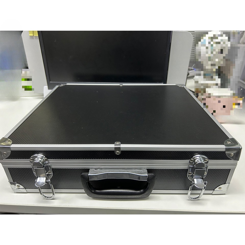 Black Aluminum Frame Storage Box with Lock for 100 PCGS NGC Coin ...