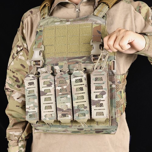 Tactical MP5 MP7 Magazine Pouch MAG Holder With Hook&Loop For Vest ...