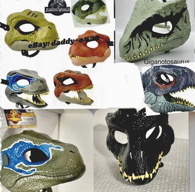 Jurassic World Blue Mask Velociraptor Dinosaur - Multiple Diff Choices ...
