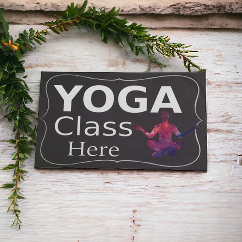 Yoga Class Here Sign | eBay