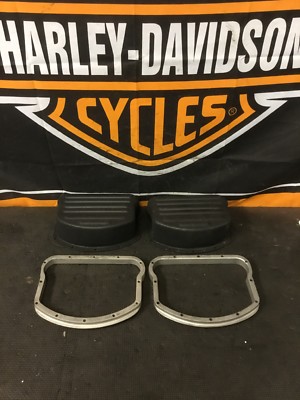 Harley Davidson Panhead Rocker Box Covers D Rings FL 48 49 50 FLH ...