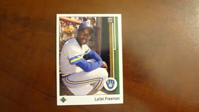 1989 UPPER DECK # 788 LaVEL FREEMAN BASEBALL CARD | eBay