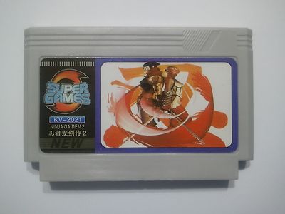 NINJA RYUKENDEN 2 ( Ninja Gaiden 2 ) - RARE Famicom Famiclone Nes ...