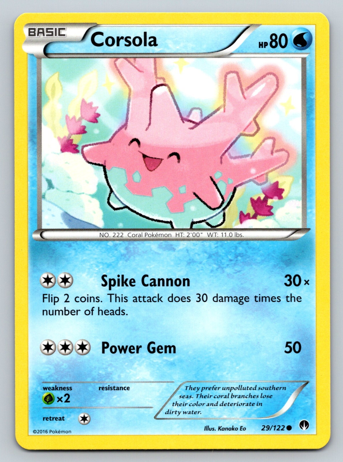 Corsola #29/122 Pokémon TCG BREAKpoint Regular Common | eBay