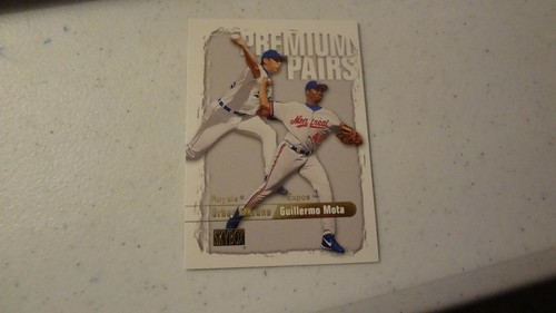 2000 SKYBOX #249 PHENOM PAIRS ORBER MORENO/GUILLERMO MOTA BASEBALL CARD ...