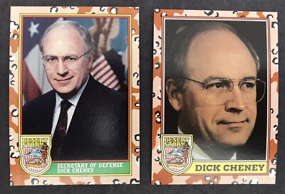 Secretary of Defense Dick Cheney Desert Storm Collector Cards | eBay