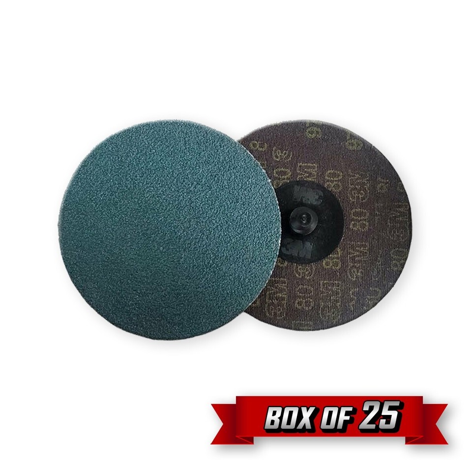 3M 36526 | Green Corps Roloc Disc, TR, 2.000" x 60 Grit (Replaces 01397 ...