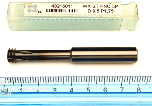 OSG CARBIDE End-Cutting Thread Mill 48216011 WX-ST-PNC-3P D9,5 P1,75 | eBay