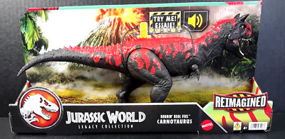 Jurassic World Legacy Roarin' Real Feel Carnotaurus Dinosaur Action ...