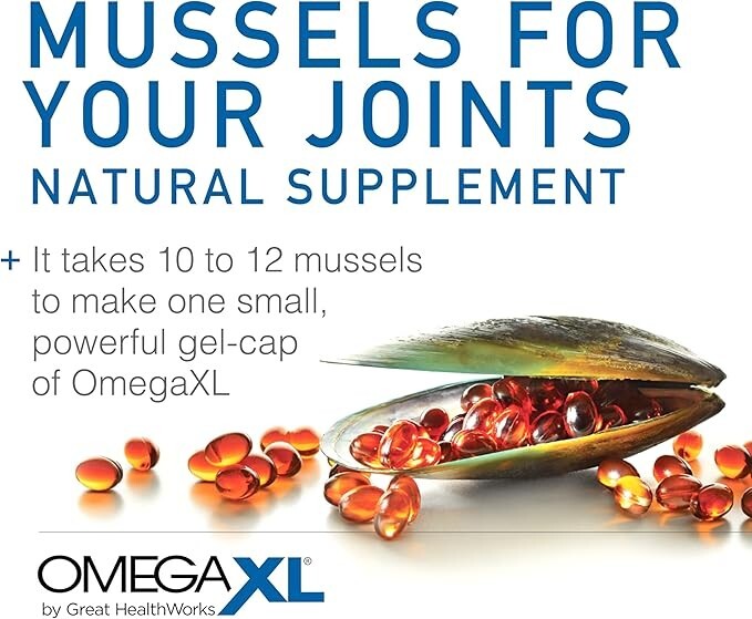 Omega XL 300 Capsules - Green Lipped Mussel Omega-3 Joint Relief ...