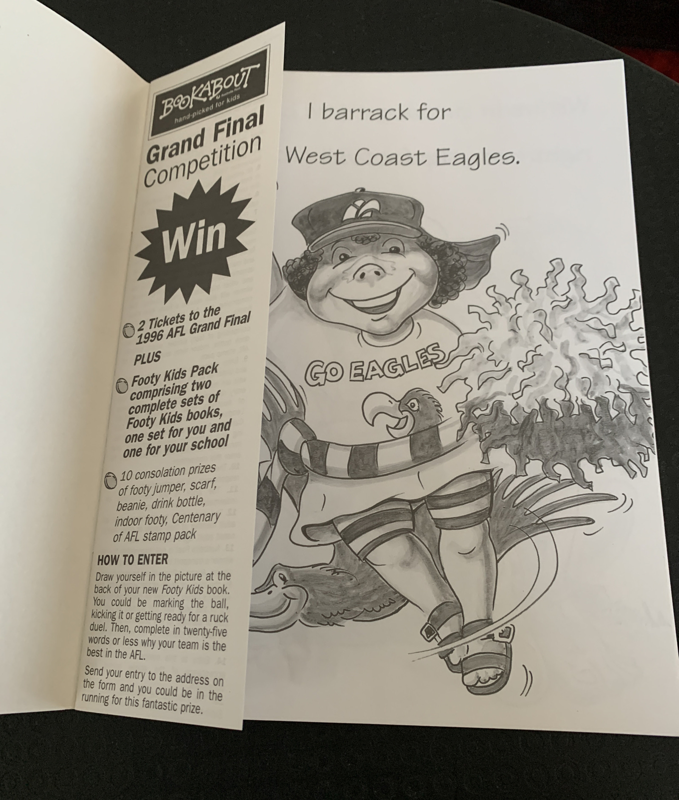 AFL Footy Kids 96 Come On The Eagles Written By Lorraine Wilson | eBay Australia