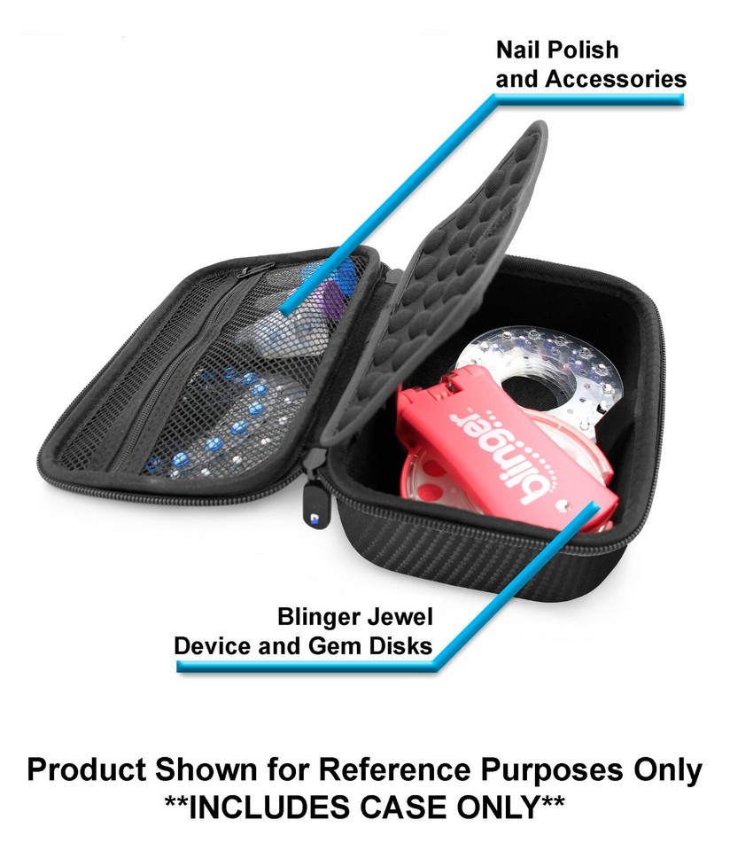 CM Glam Craft Box fits Blinger Deluxe Set, Blingers Gems and More, Case ...