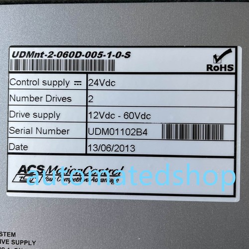 Used ACS Servo Drive UDMnt-2-060D-005-1-0-S Via DHL or FedEx | eBay
