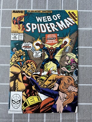 Web Of Spider-man #59, NM, Marvel, Cosmic Spidey,and the Puma | eBay