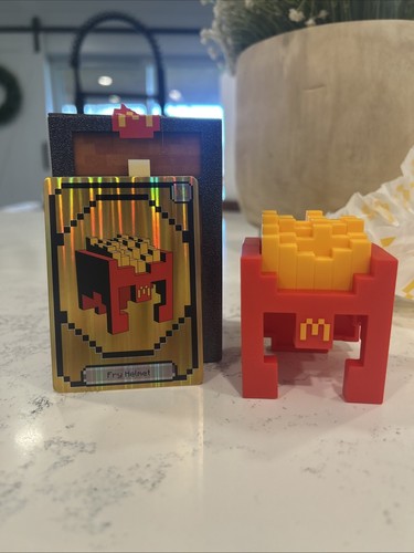 McDonald’s Minecraft French Fry Helmet Hat w/Unused Code Card | eBay