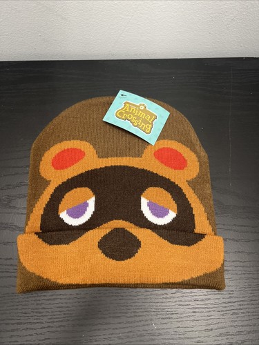 Animal Crossing Tom Nook Beanie Hat Fold over Pattern 2020 Nintendo ...