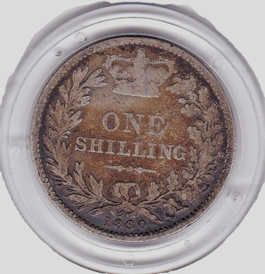 1880 Queen Victoria Shilling (1/-) Silver (92.5%) Coin | eBay