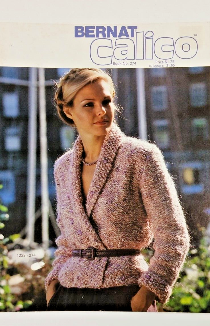 Bernat CALICO Book No 274 1980 Patterns For Knitted Tops | eBay