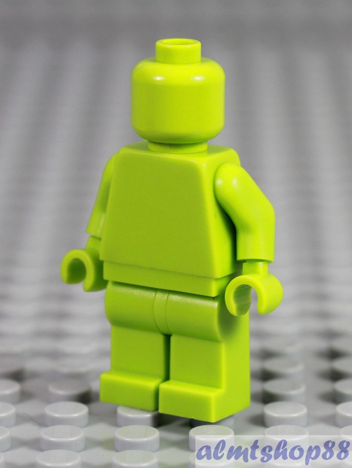 LEGO - Monochrome Minifigure - Genuine Brand Plain Solid Torso Legs ...